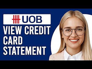 How To View UOB Credit Card Statement (Update)