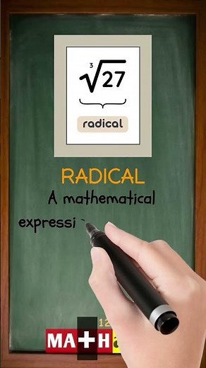 What is Radical in Math? | Learn Math Words Easily