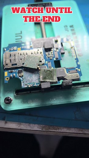 Samsung A51 Phone Repair: CPU Reballing Process