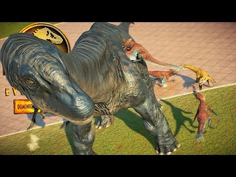 PYRORAPTOR & DREADNOUGHTUS SHOWCASE | All Skins & Animations - Jurassic World Evolution 2 Dominion