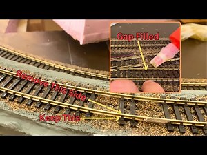 How To Fill Gaps Between Track on Your Train Layout