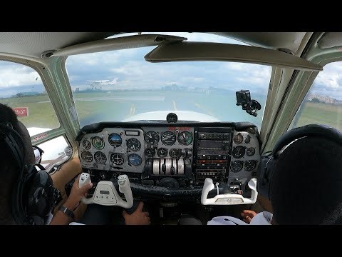 ILS APPROACH TO JKIA ON BARON 55 | MULTI-ENGINE INSTRUMENT RATING.