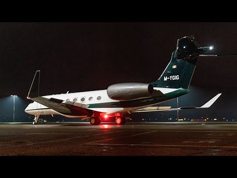 ✈ 4K Gulfstream G650ER BR725 Engine Start