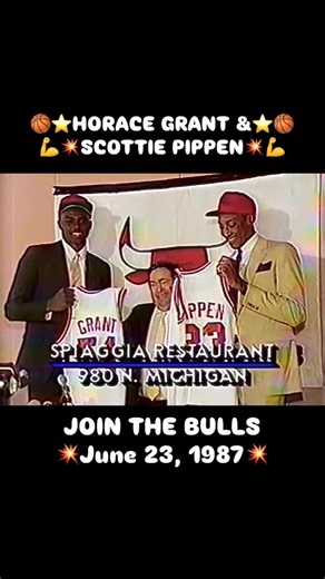 The night the Chicago landscape changed: Pippen & Grant become Chicago Bulls! #ChicagoHistory 🏀 | Chicago History