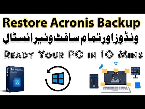 How to backup and restore using Acronis True image |How to recover windows 10|2020|Javed Tech Master