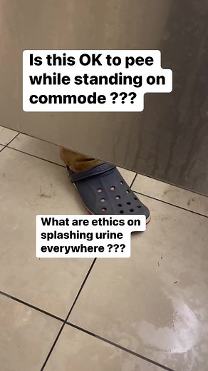 Is this OK to pee while standing on commode ??? What are ethics on splashing urine everywhere in public toilets??? #peeing #pee #toilet #l #toiletselfie #abdl #diaper #bathroom #omorashi #really #instagood #instagram #peeingselfie #peeinggirl #piss #instadaily #pooping #crack #respecttheblock #blockcaptain #fightvideos #instafighter #fight #worldstarfights #streetfights #ohnobabywhatisyoudoing #girlfights #crackhead #crackheads #icantwithher #ethics #philosophy #morality #life #love #values #mor