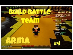 Minecraft : Build Battle Team Arma #4 com Rick Santina