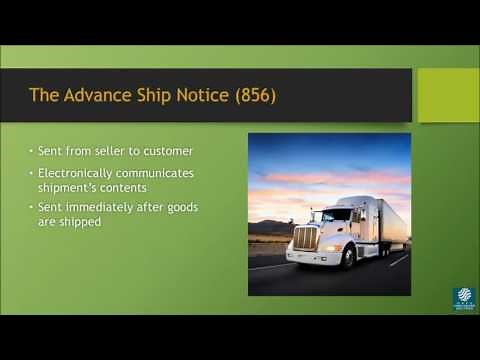 The Advance Ship Notice