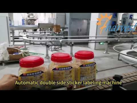 Automatic double side sticker labeling machine