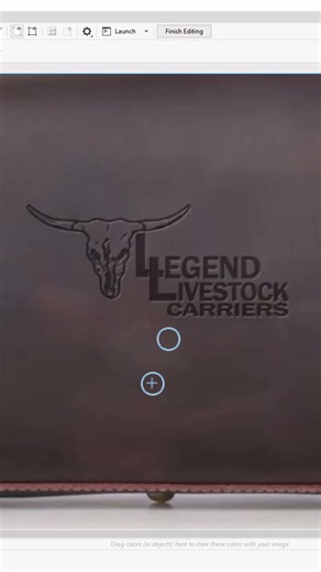 Remove a Logo From a Leather Bag #shorts #logo #coreldraw #graphics #engraving