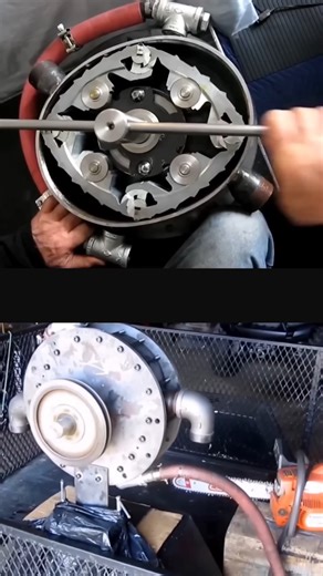 Quasi Turbine Engine Continuous Combustion Power 💜👌 | Mechanics Garage