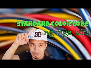 Dapat nyo tong Malaman(Standard electrical color code)ng isang wiring