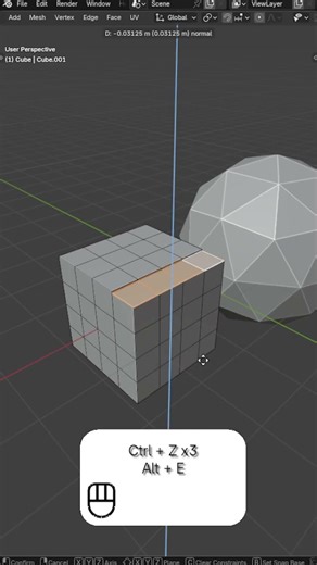 Blender Tip #12 | Extrude the Right Way (Edges, Faces & Vertices)