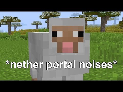Minecraft but Every Sound Is Random