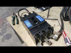 How to 300 Amp MCCB breaker Overload Testing