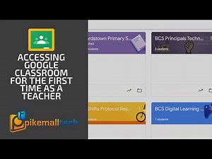 Accessing Google Classroom for the First Time as a Teacher