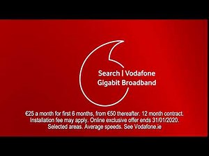 Seamlessly connect every part of your home with Vodafone Gigabit Broadband