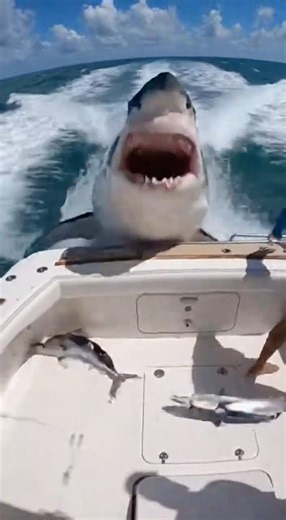 Wahoo Torpedoes Hit the Deck… Then a Great White Snaps at the Stern 😳