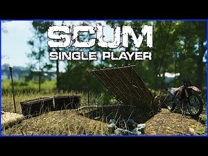 SCUM | Sandbox Survival | Finding Wheel and Setting Down Camp ⛺