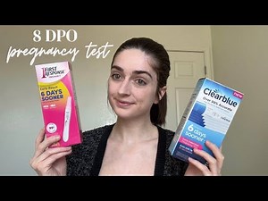 8 DPO Early Pregnancy Test | Faint Lines or Indents | First Response & Clearblue