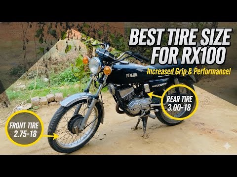 Best tyer size for rx100 | yamaha rx100 | rx100 restoration | @Ankityaduvanshi1732