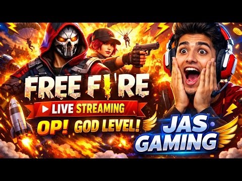 🔥 BR RANK PUSH LIVE | OP GAMEPLAY 😱 | JAS GAMING