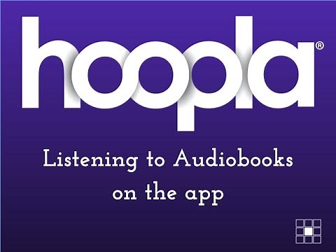 Listening to Audiobooks on hoopla