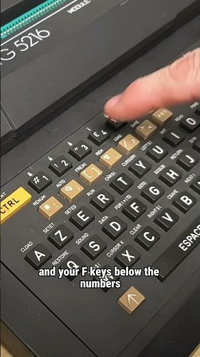 Weirdest Keyboard Ever #techretro #retrogaming #computer