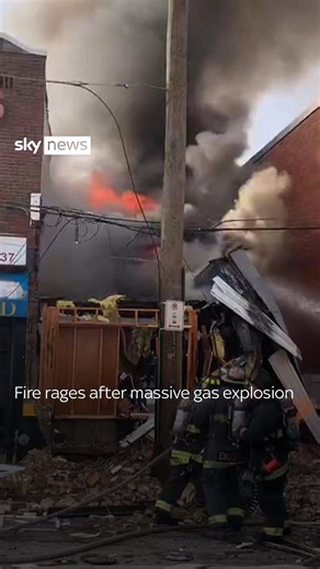 10K views · 37 reactions | A #gas #explosion in #Washington, #DC has damaged multiple buildings and injured one person. #UnitedStates #US | Sky News | Facebook