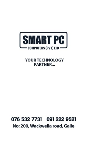 SMART PC Computers (PVT) Ltd 📌 ɴᴏ. 200, ᴡᴀᴄᴋᴡᴇʟʟᴀ ʀᴏᴀᴅ, ɢᴀʟʟᴇ 📞 076 532 7731 / 091 222 9521 | SMART PC Computers Pvt Ltd
