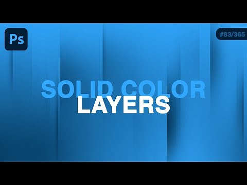 Solid Color Adjustment Layer in Photoshop