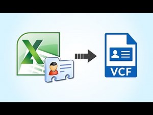 How to Export Excel Contacts to vCard ⁄ VCF Format