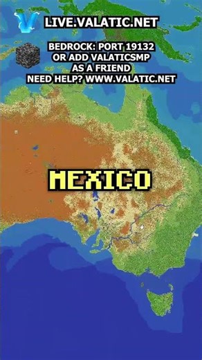 This Minecraft server has a 11 scale of the Earth as its map