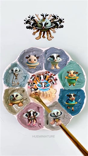 Italian Brainrot Collection #colormixing #satisfyingvideos #coloring #artwork #art #asmr #reel #brainrot #Amazing #video | HueMiniature