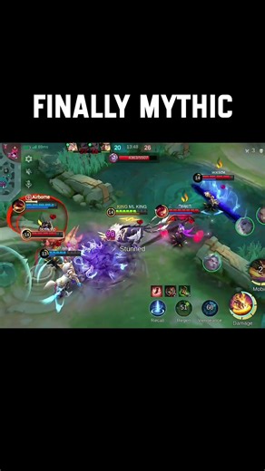 LAST MATCH TO MYTHIC #kinggamer33 #mobalegends5v5 #moba5v5pippin #moba5v5english