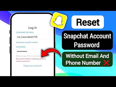 How to Recover SnapChat Account without Email and Phone Number (2025)