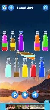 Water Sort – Color Puzzle Game – Level 481 | Color Puzzle Challenge