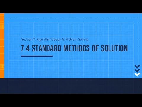 7.4-Standard Methods Of Solution - Computer Science 2210 Lecture