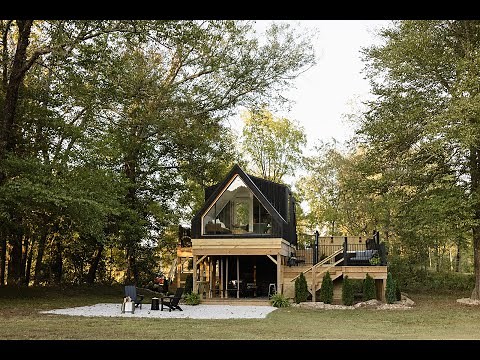 The Iconic A-Frame Park Model - Tour & Walkthrough with the Designers!