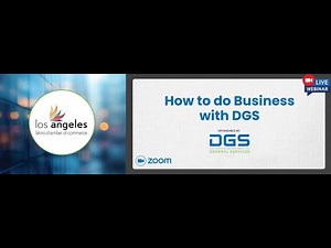 How to do Business with the Department of General Services (DGS)