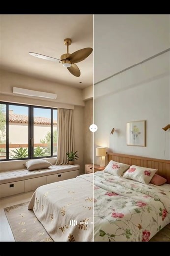 Beautiful Bedroom Makeover | Before & After Transformation #beforeafter #interiordesign #home