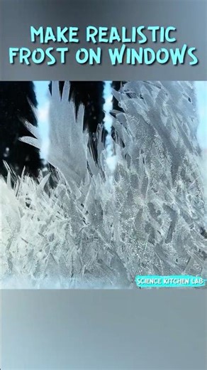 How to Create Frost on Windows? Easy Winter Science Decor | Grow Crystal Frost with Salt