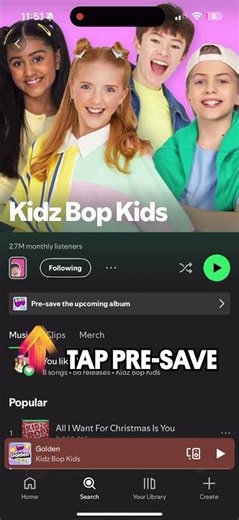 Go to ‪@Spotify‬ and pre-save our new album KIDZ BOP 52 & let the countdown begin! #spotify