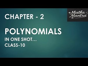 ##Polynomials Class 10 | Full Chapter in One Video#Importantforboardexams