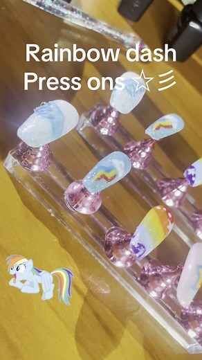 #rainbowdash #pressonnails #mylittlepony #mlpnails #mlprainbowdash