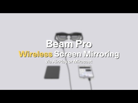 Beam ProWireless Screen Mirroringvia AirPlay or Miracast
