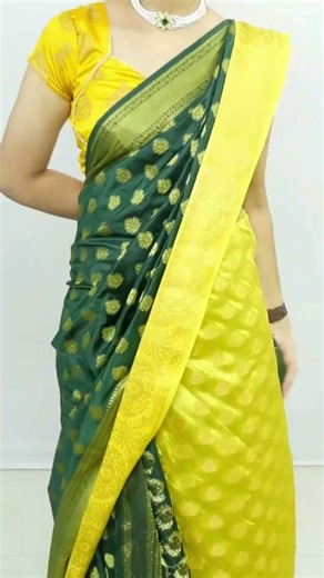 Easy & Simple Steps for Saree Draping For Girl #trending #shorts #saree