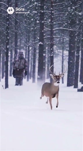 Wolf chase Deer #hunting #deer #wolf #animals #nature