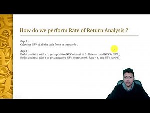 Rate of Return Method in Engineering Economics | Engineering Economics | Heights