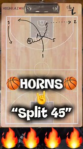 ✅ Comment “HORNS” to get the “HORNS Encyclopedia” Playbook with 66 Plays out of the Horns alignment to make your team LETHAL out of the Horns Offense 🔥 Horns | “Split 45” 📢 “Want to level up your coaching game? 🏀 Follow 👉 @One.of1.Hoops for daily coaching plays, strategies, and insights that WIN games. 🚨 💡 Every post is crafted to save you time, boost your team’s performance, and make coaching simpler. Why spend hours searching when you can follow and get it all in one place? 🎯 🔑 Tap tha